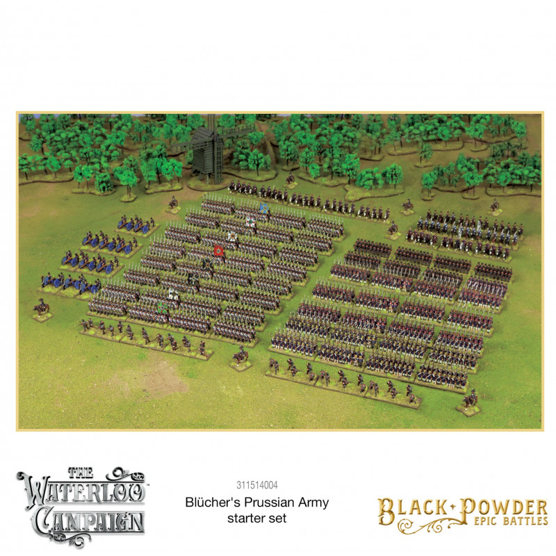 Black Powder Epic Battles Waterloo - Blücher's Prussian Starter Set Black Powder Epic Battles Waterloo - Blücher's Prussian Starter Set